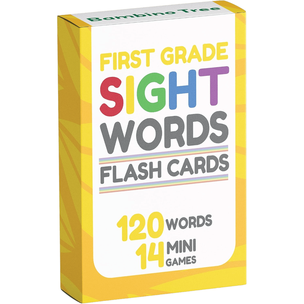 First Grade Sight Words Flash Cards - Reading & Vocabulary Game ...